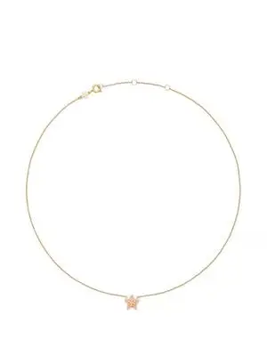 Tory Burch Forget Me Not Star Pendant Necklace - Gold