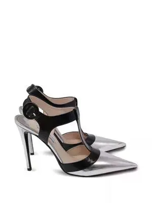 Prada Pointed-toe T-strap Pumps