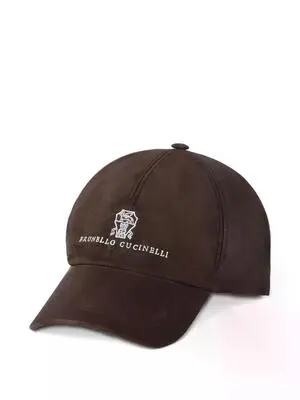 Brunello Cucinelli Logo-embroidered Baseball Cap - Brown