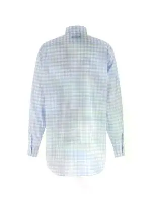 Moschino Heart Vichy Shirt - Blue