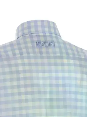 Moschino Heart Vichy Shirt - Blue