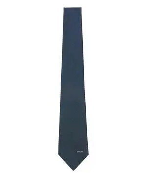 Gucci Patterned Neck Tie - Blue