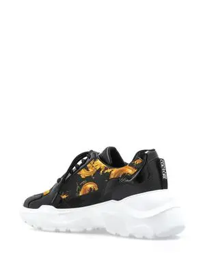 Versace Barocco Sneakers - Black
