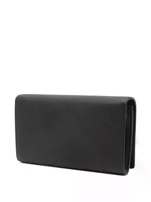 Santoni Leather Wallet - Black