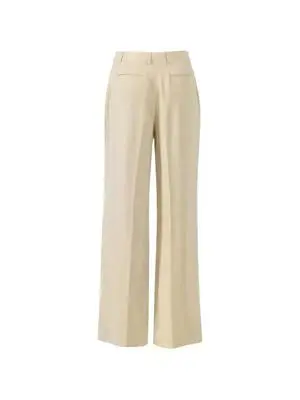 JACOB LEE Pleated Wide-leg Trousers
