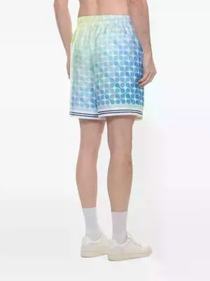 Casablanca Patterned Shorts - Blue