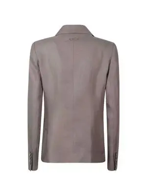 Peserico Peaked-lapel Double-breasted Blazer - Brown