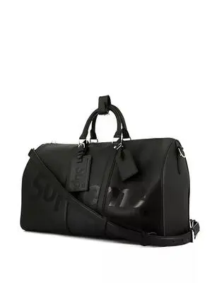 LOUIS VUITTON X Supreme Keepall Travel Bag - Black