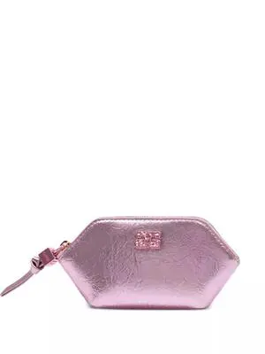 GANNI Crushed-effect Purse