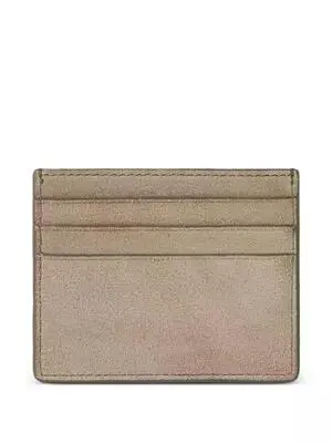Brunello Cucinelli Suede Card Holder - Neutrals