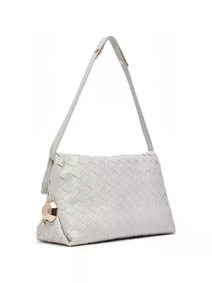 Liu Jo Medium Woven Riccy Bag - White