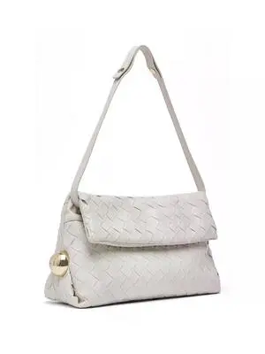 Liu Jo Medium Woven Riccy Bag - White