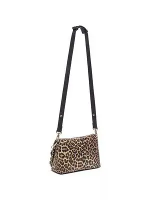 Liu Jo Animal-print Shoulder Bag With Chain Strap - Neutrals
