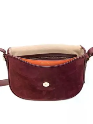 Santoni Buckled Leather Shoulder Bag
