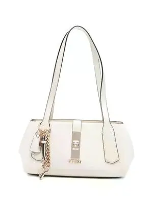 Guess Charm-pendant Shoulder Bag - Neutrals