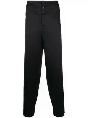Saint Laurent Buttoned Tapered Trousers