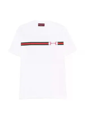 Gucci Horsebit Web-stripe T-shirt