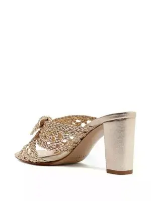 ALEXANDRE BIRMAN Belinda Woven Knot Mules