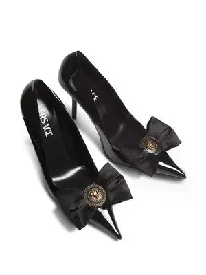 Versace Bow Medallion Pumps