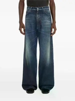 MAISON MARGIELA Faded Wide-leg Jeans - Blue