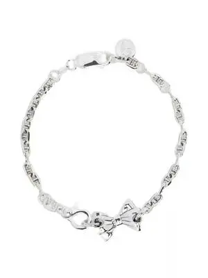 STOLEN GIRLFRIENDS CLUB Pierced Bow Bracelet - Silver