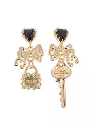 STOLEN GIRLFRIENDS CLUB Love Locked Earrings - Gold