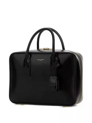 Saint Laurent Sac De Jour Bauletto Leather Tote