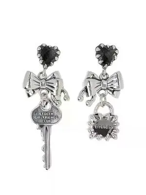 STOLEN GIRLFRIENDS CLUB Love Locked Earrings - Silver