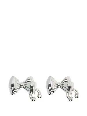 STOLEN GIRLFRIENDS CLUB Bow Pierced Earrings - Silver