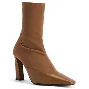 GIUSEPPE ZANOTTI Janie Tights 90 Booties - Light_brown