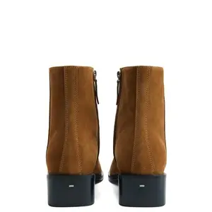 GIUSEPPE ZANOTTI Severus Suede Booties - Light_brown