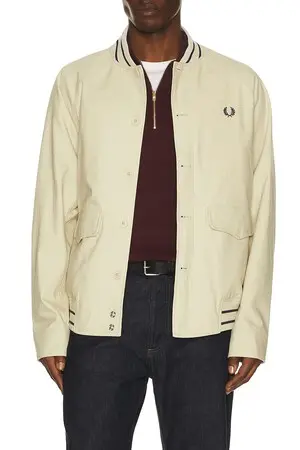 Fred Perry Embroidered Jackets For Men