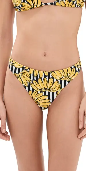 SIMONMILLER Bwai Bikini Bottoms - Banana Stripe