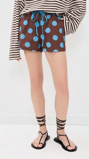 BAILEY ROSE Polka Dot Mini Shorts
