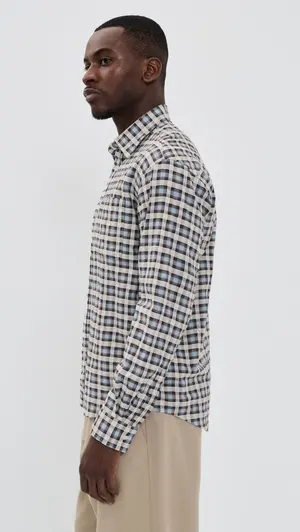 Nn07 Deon Plaid Shirt