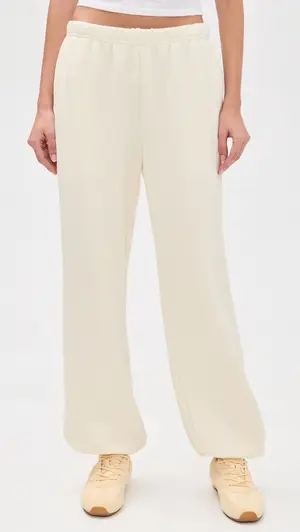 Eterne Boyfriend Pocket Sweatpants - Cream