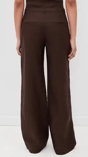 Bardot Geordy Hipster Linen Pants