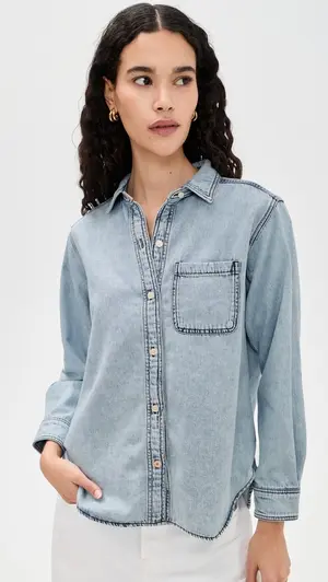 Marine Layer Relaxed Denim Shirt