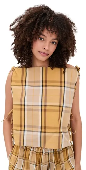Sea Sleeveless Blouses