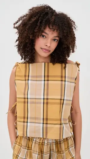 Sea Copeland Plaid Top