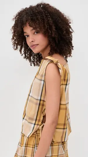 Sea Copeland Plaid Top