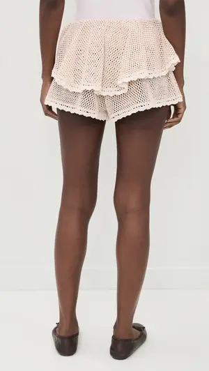 Sea Madelyn Crochet Skort - Cream