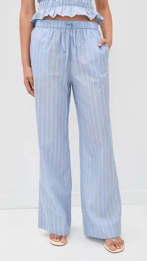 NIA Khonny Striped Poplin Pants