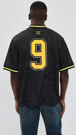 Off-White Multi Logo Soccer T-shirt