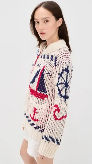 BAILEY ROSE Nautical Cardigan