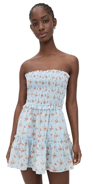 Sea Freya Strapless Mini Dress - Multi