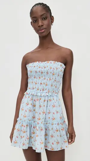 Sea Freya Strapless Mini Dress