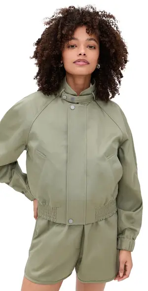 Helmut Lang Trench Chino Bomber Jacket - Vetiver