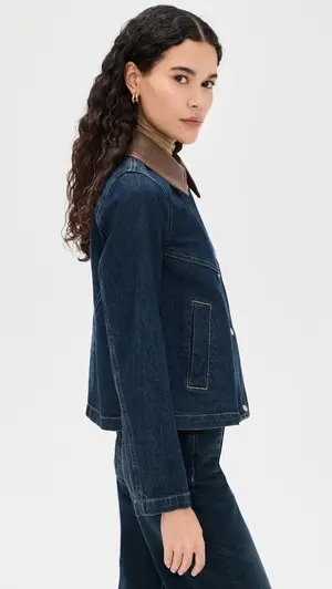 Avec Les Filles Cape Denim Jacket