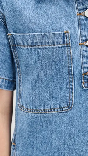Blanknyc Easy Goer Mini Denim Shirt Dress